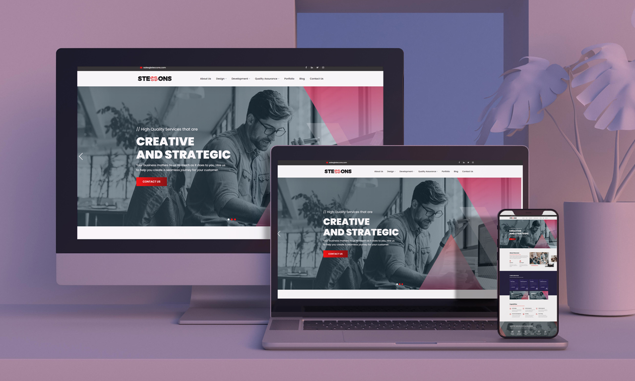 Web Design Portfolio - Steccons, Inc.